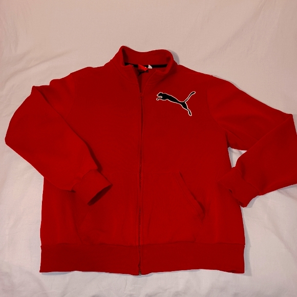 Puma | Jackets & Coats | Vintage Puma Track Jacket Big Puma Logo | Poshmark